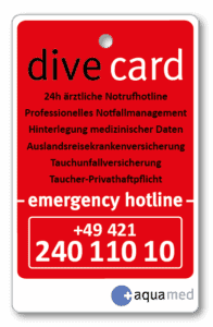 Aquamed: So findest Du die richtige dive card | Freitauchen Lernen